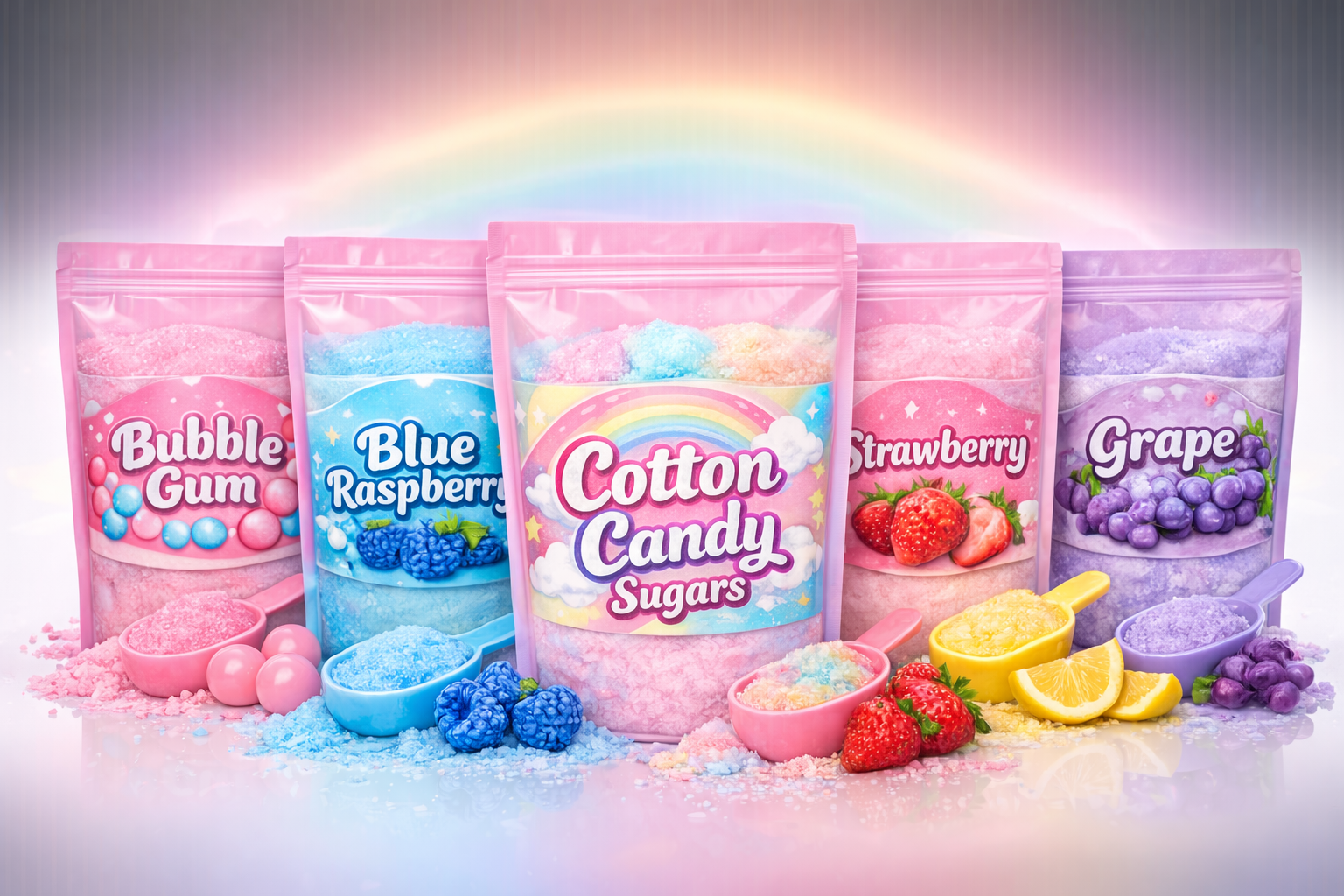Cotton Candy Sugars – Sugar Bloom Sweets